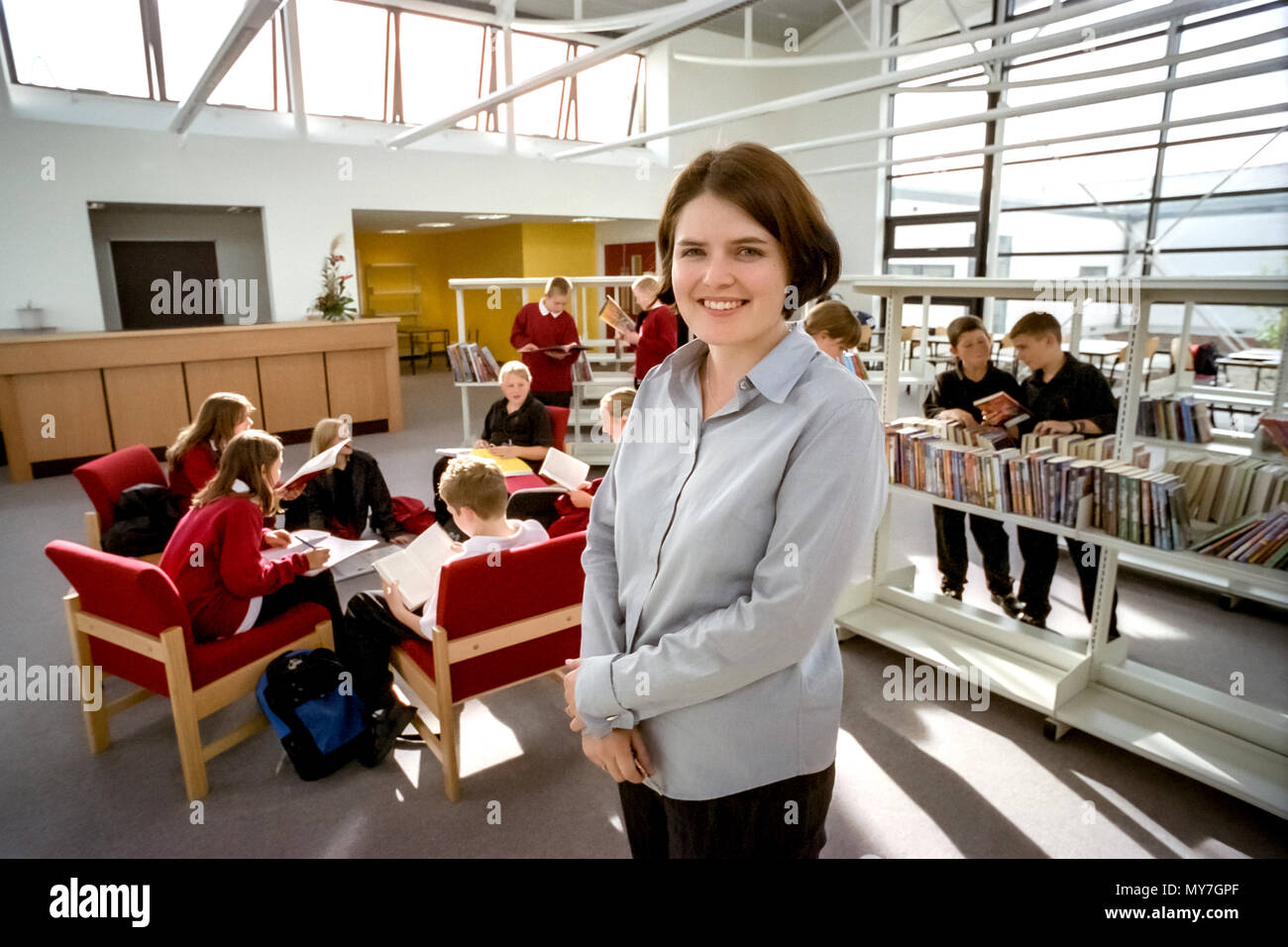 A teacher at Community School Stock Photo - Alamy
