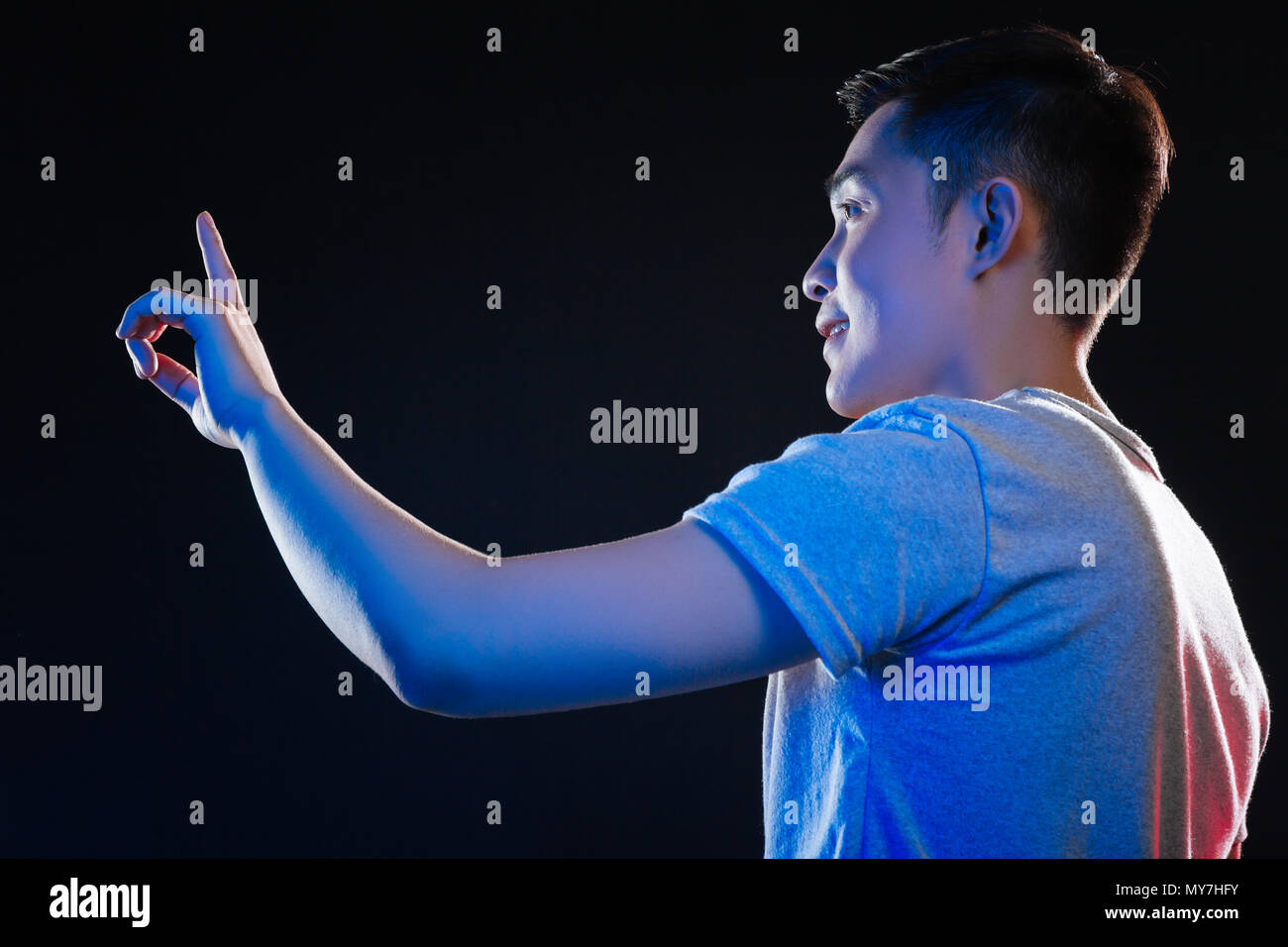 Positive asian man hi-res stock photography and images - Alamy