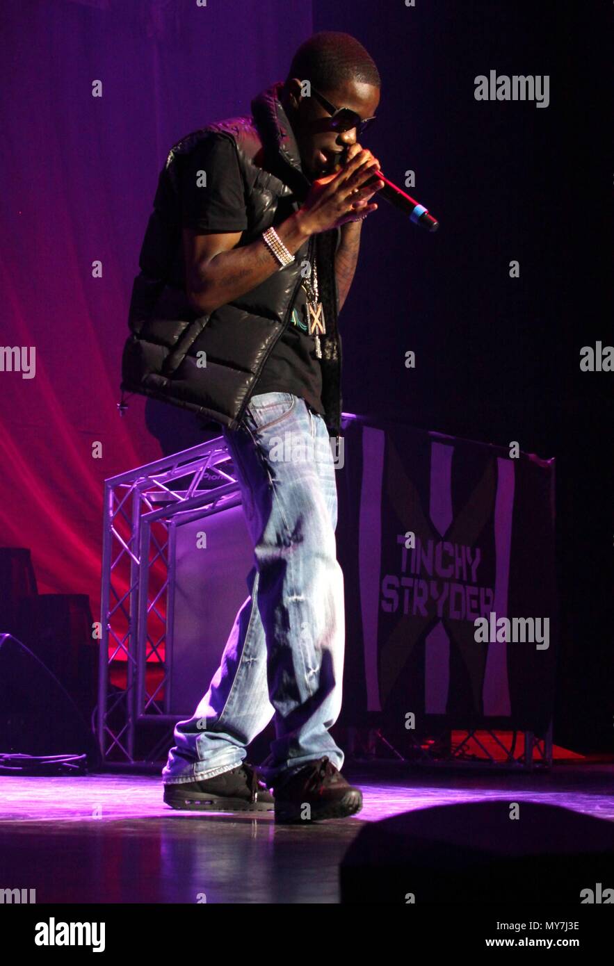 Rap artist tinchy stryder hi-res stock photography and images - Alamy