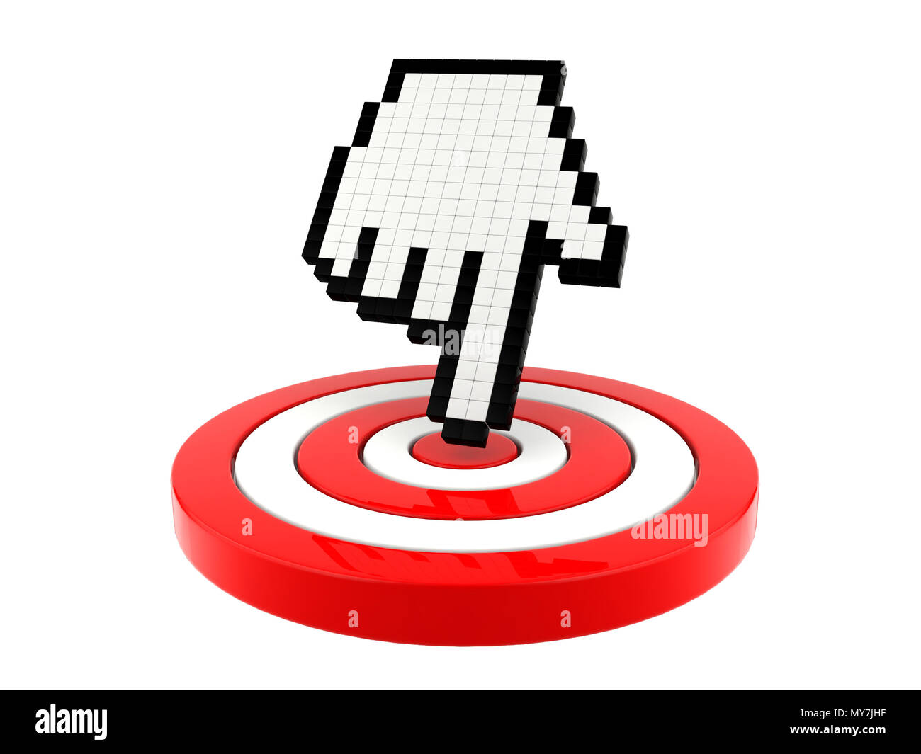 Target button hi-res stock photography and images - Alamy