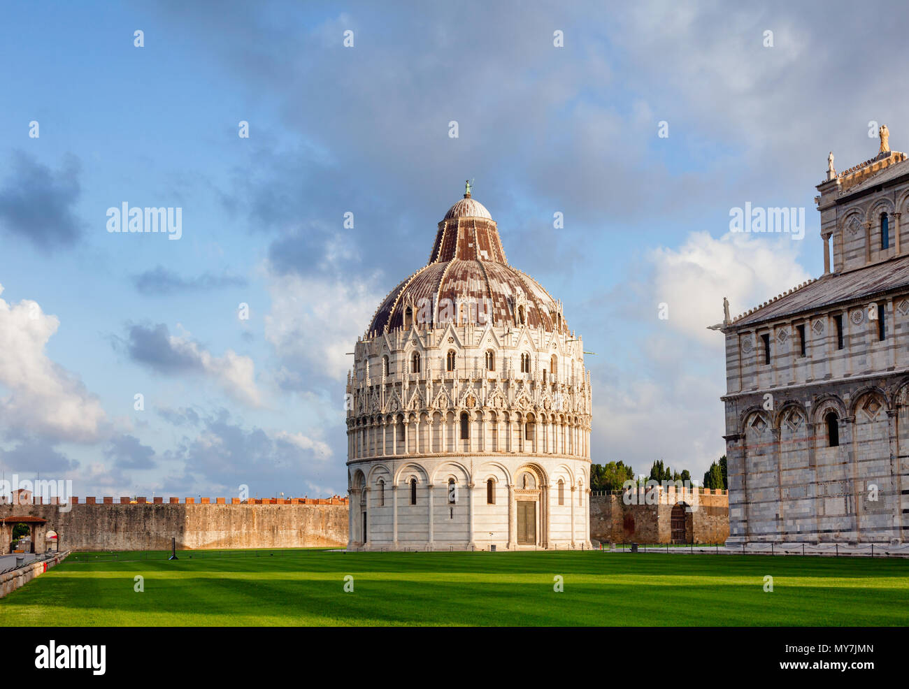Piazza dei Miracoli known as Piazza del Duomo, an important center of ...