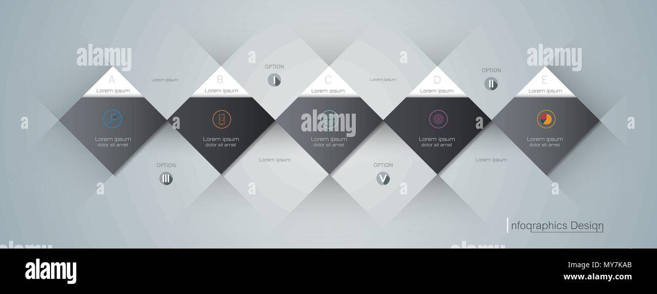 Illustration vector cool abstract geometric background. Blank simple ...