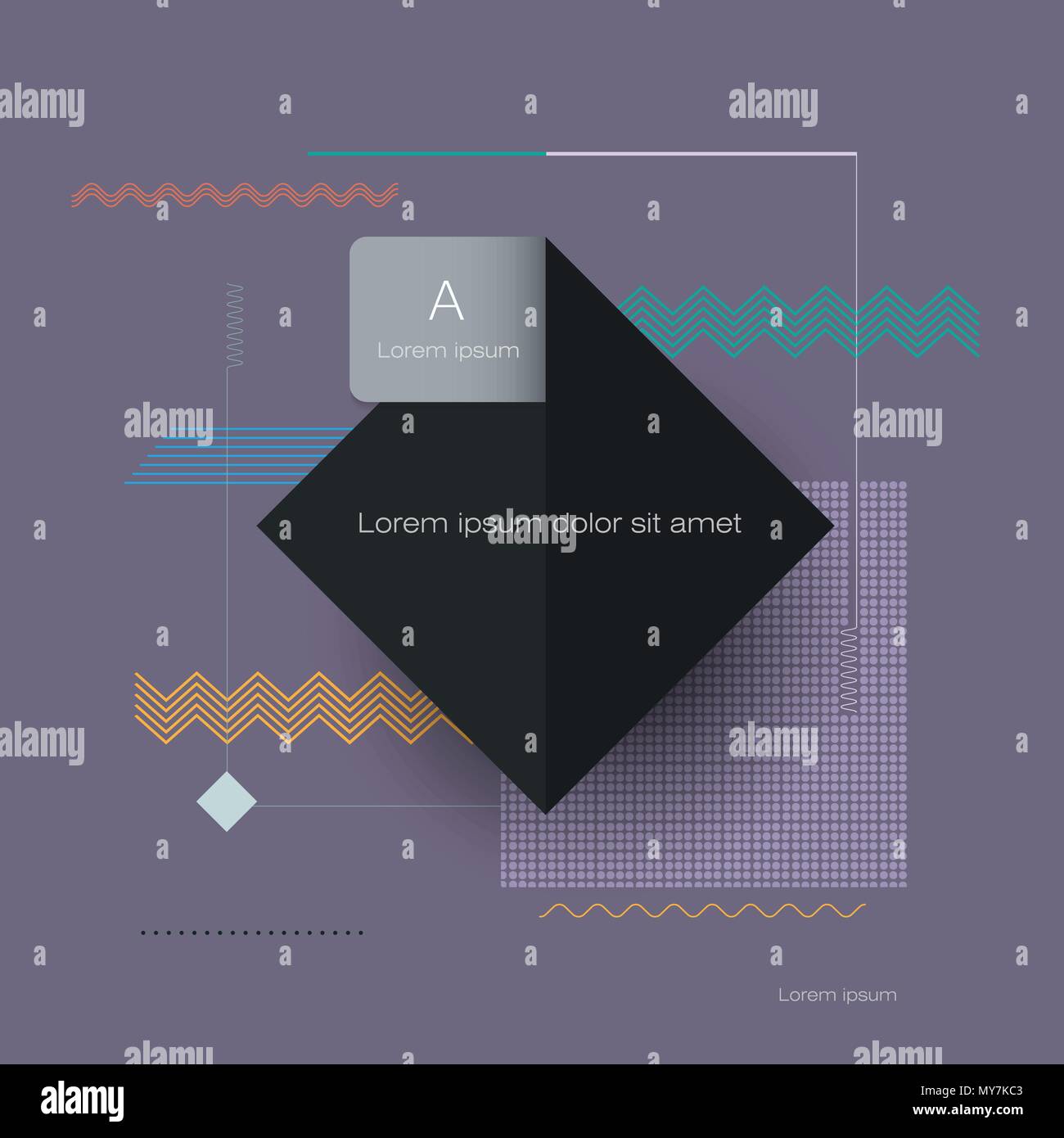 Geometric sign vector vectors hi-res stock photography and images - Alamy