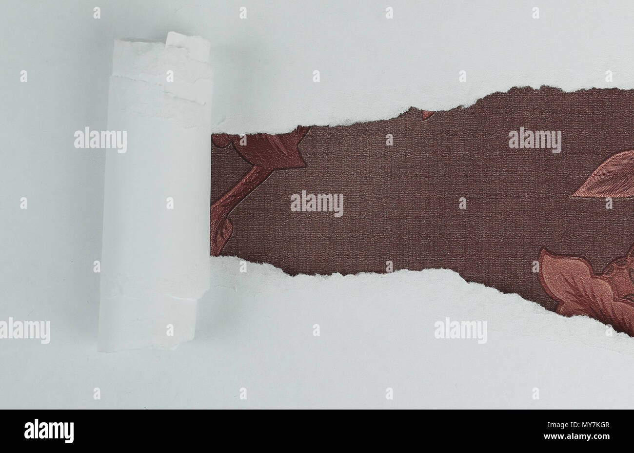 Rip in fabric sheet hi-res stock photography and images - Alamy