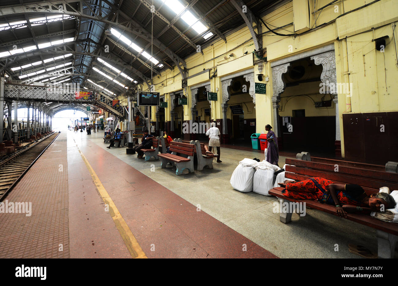 Chennai egmore railway station hi-res stock photography and images - Alamy