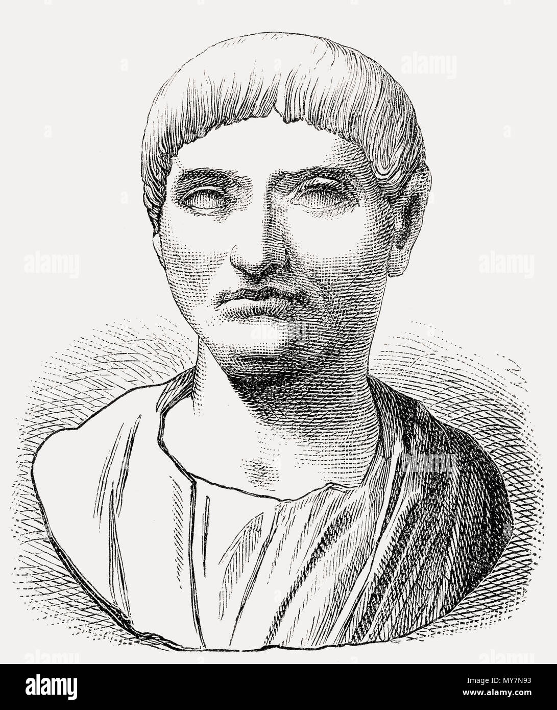Gaius Sallustius Crispus, or Sallust, 86 – c. 35 BC, a Roman historian ...