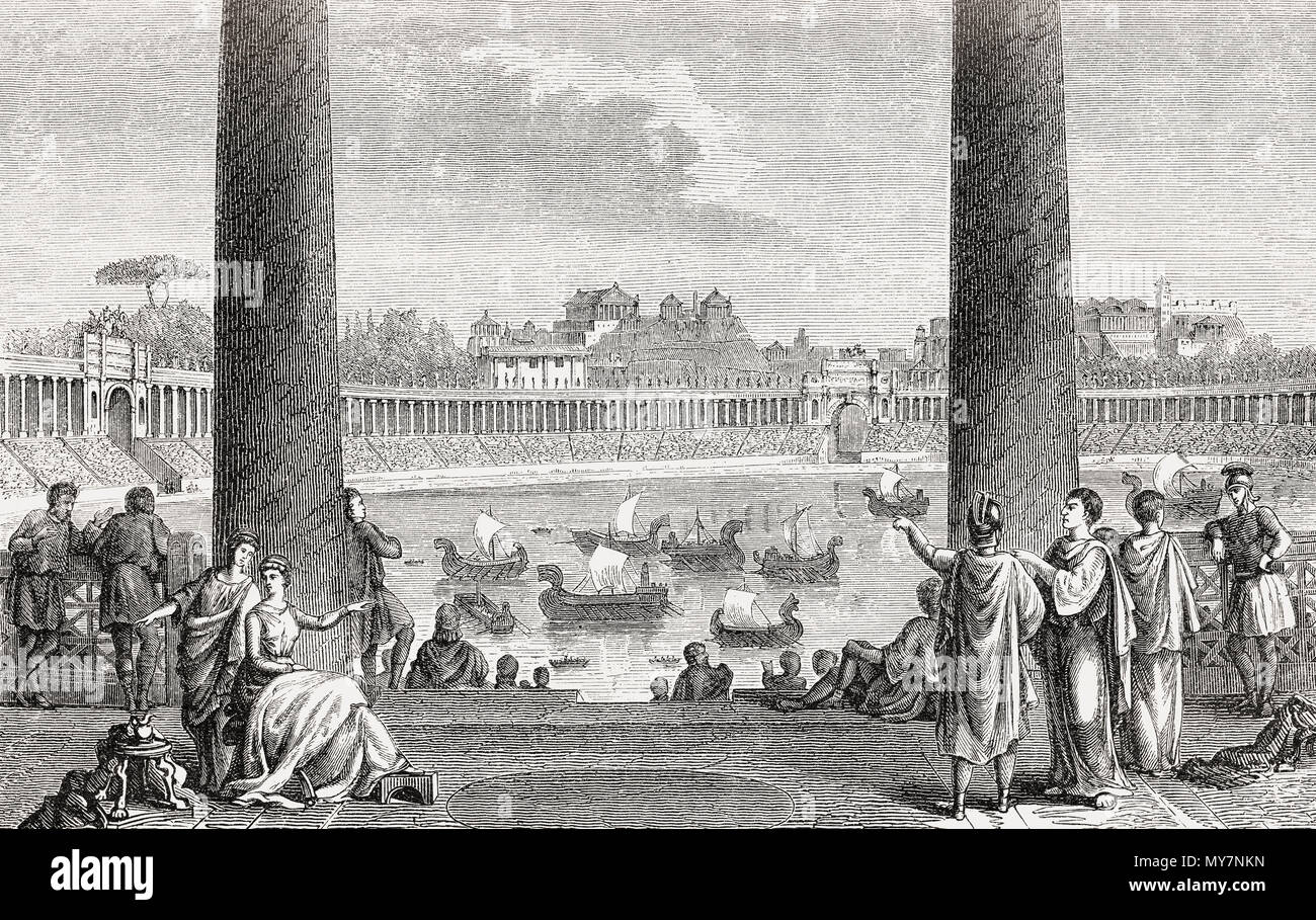 Naumachia ancient rome hi-res stock photography and images - Alamy