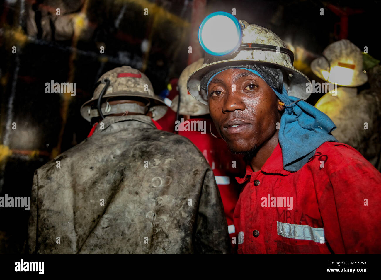 Rustenburg, South Africa, May 23, 2011, Underground Platinum Chrome ...