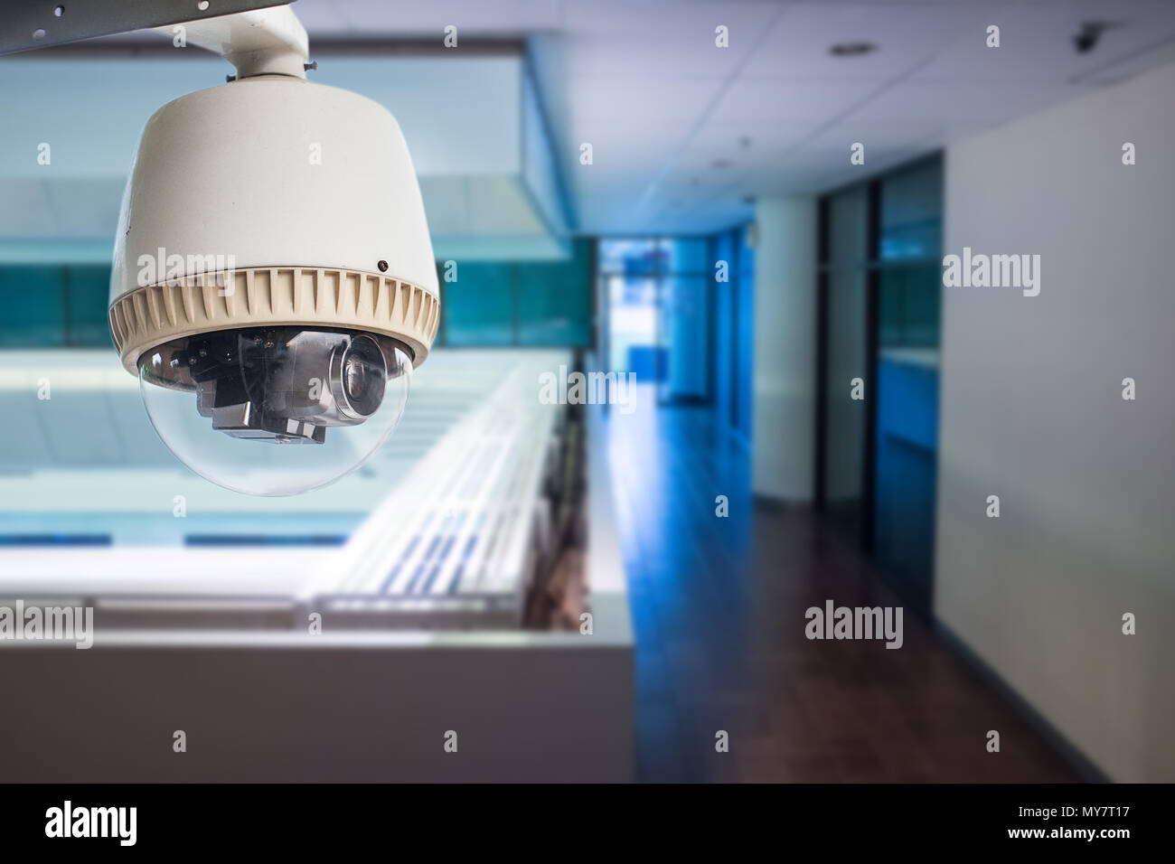 CCTV or surveillance operating in office building Stock Photo - Alamy