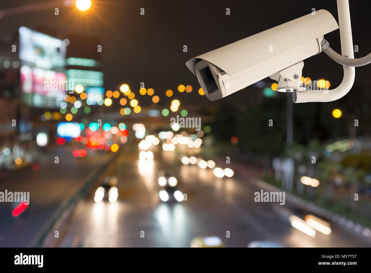 Security camera detects the movement of traffic Stock Photo - Alamy