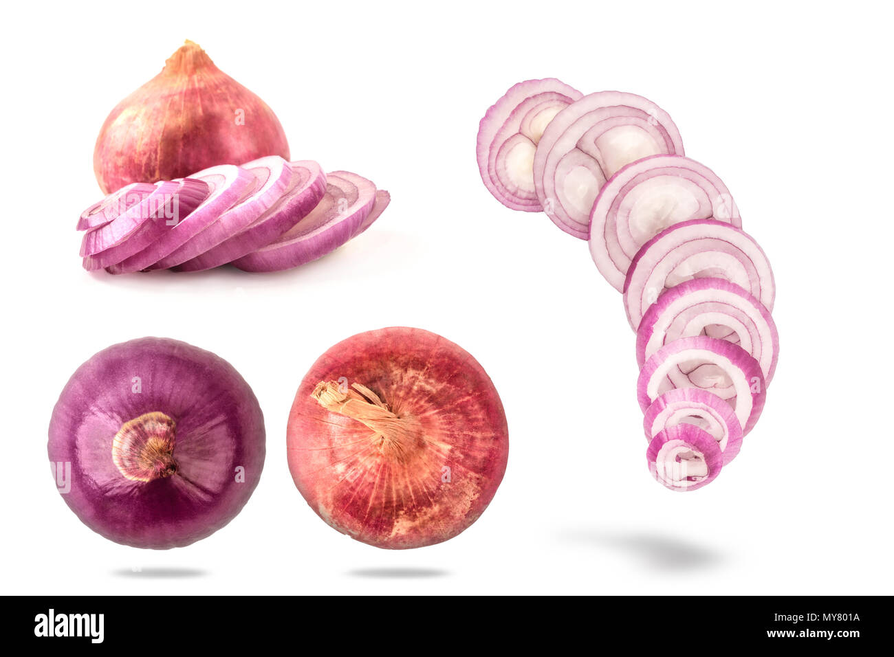 onion white isolated background,cut,slide Stock Photo - Alamy