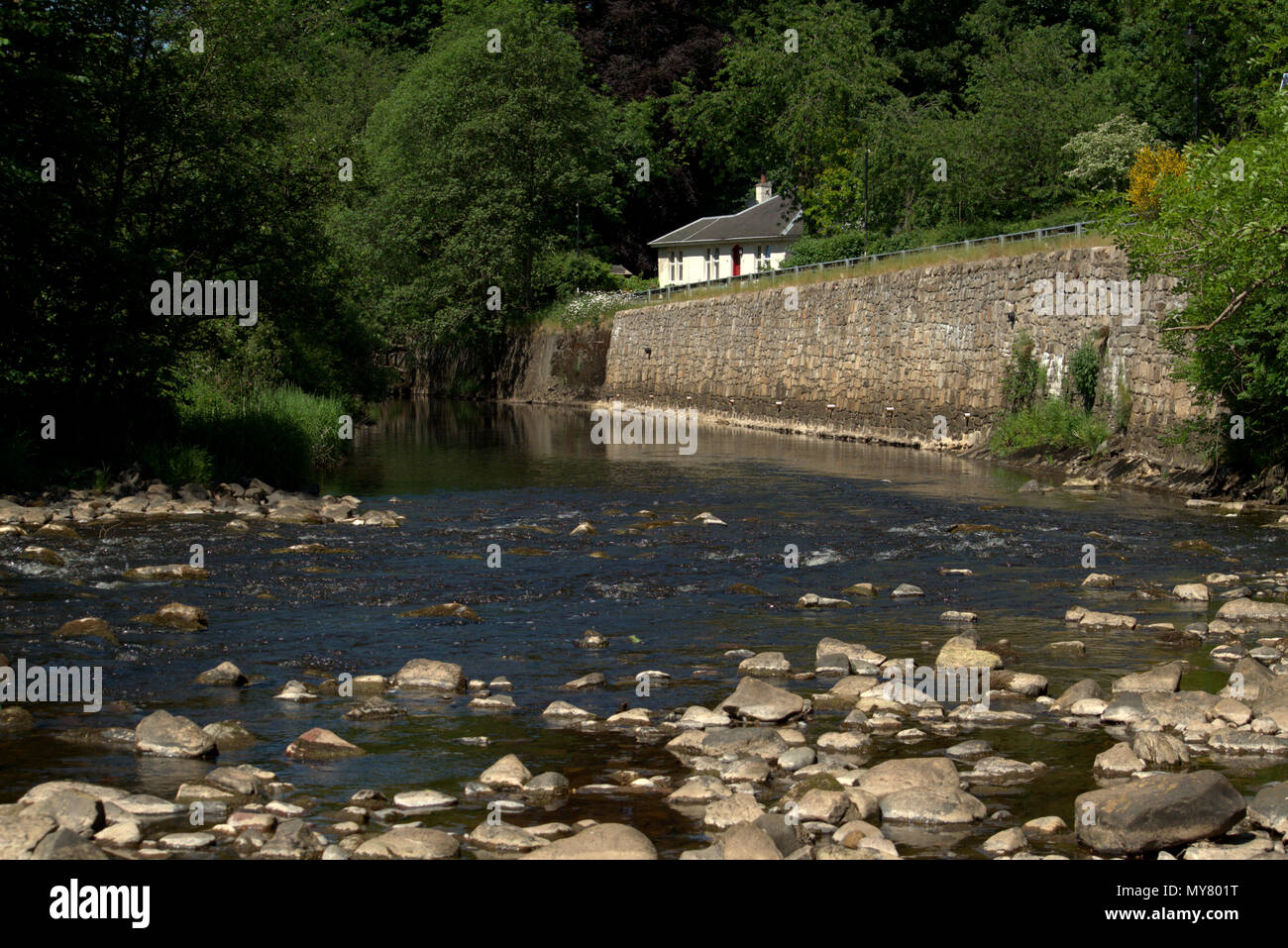 View of the River Ayr at Sorn, Ayrshire, Scotland Stock Photo - Alamy