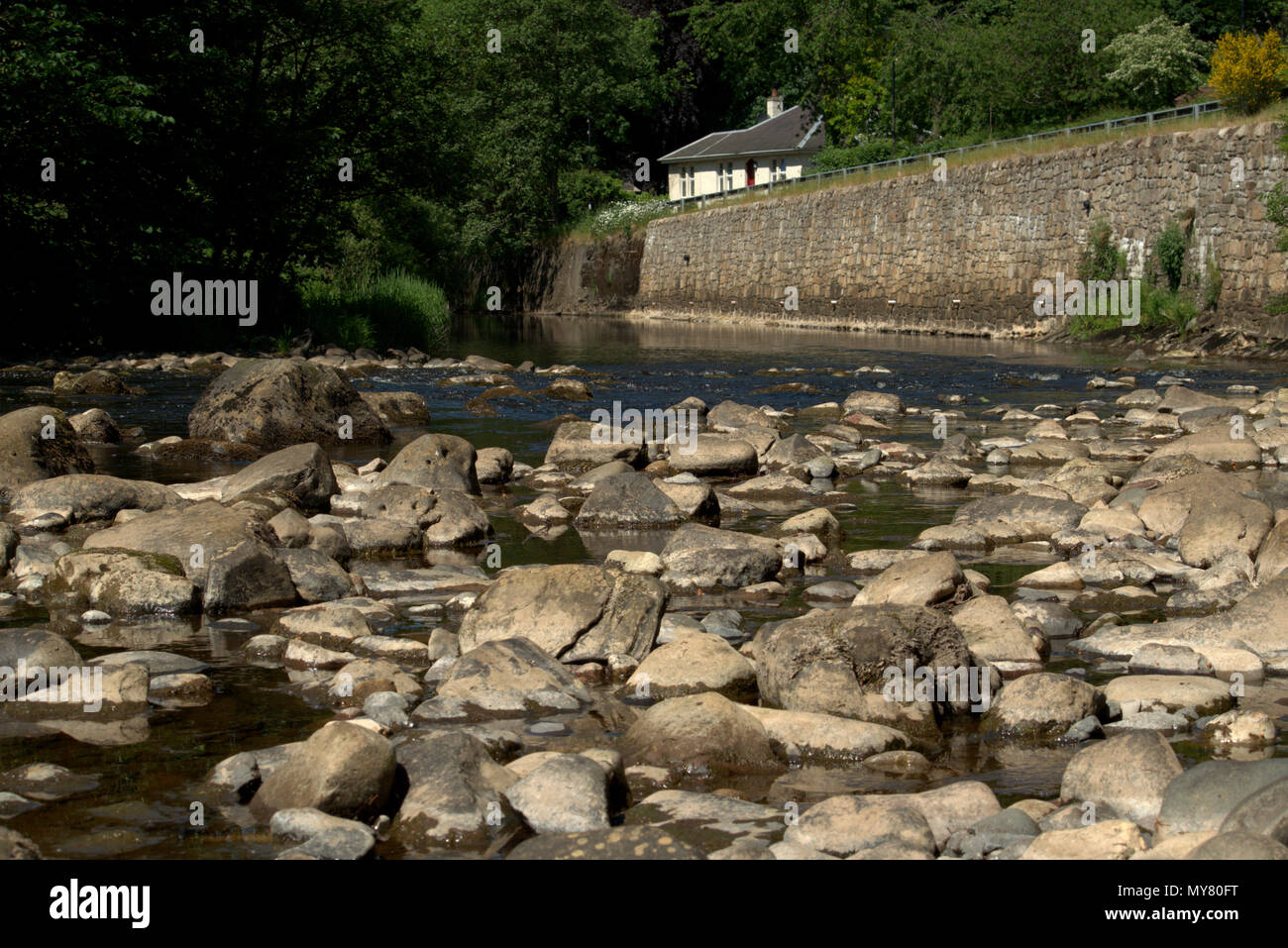 View of the River Ayr at Sorn, Ayrshire, Scotland Stock Photo - Alamy