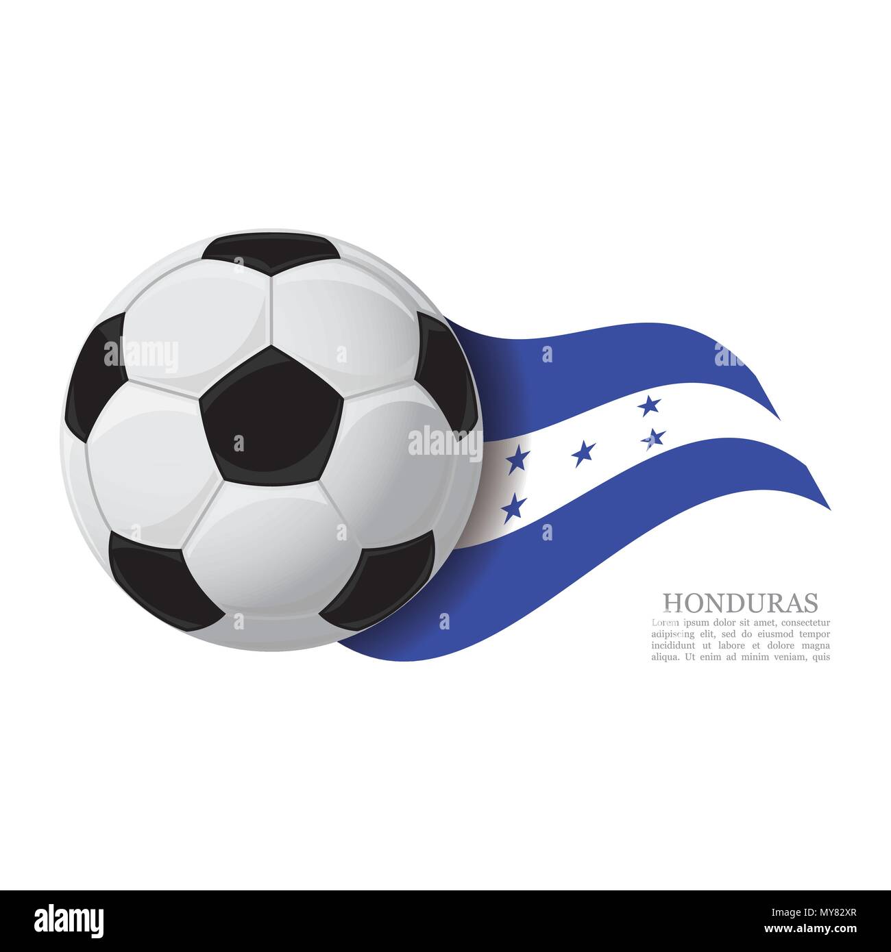 Honduras waving flag Stock Vector Images - Alamy