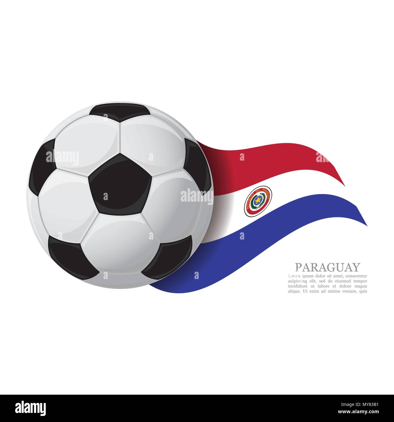 Paraguay soccer match Stock Vector Images - Alamy