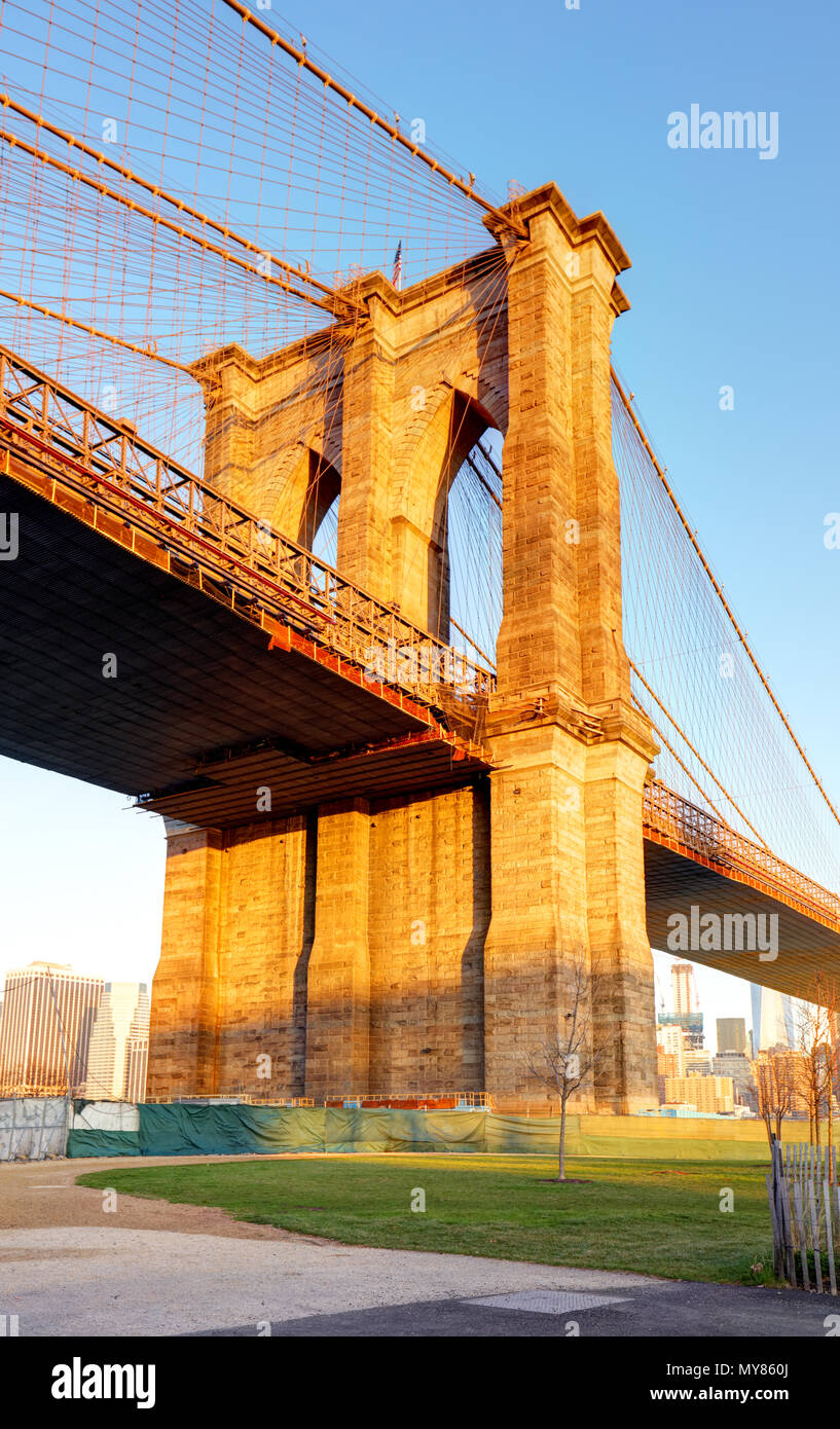 New York City - Brooklyn bridge, USA Stock Photo - Alamy