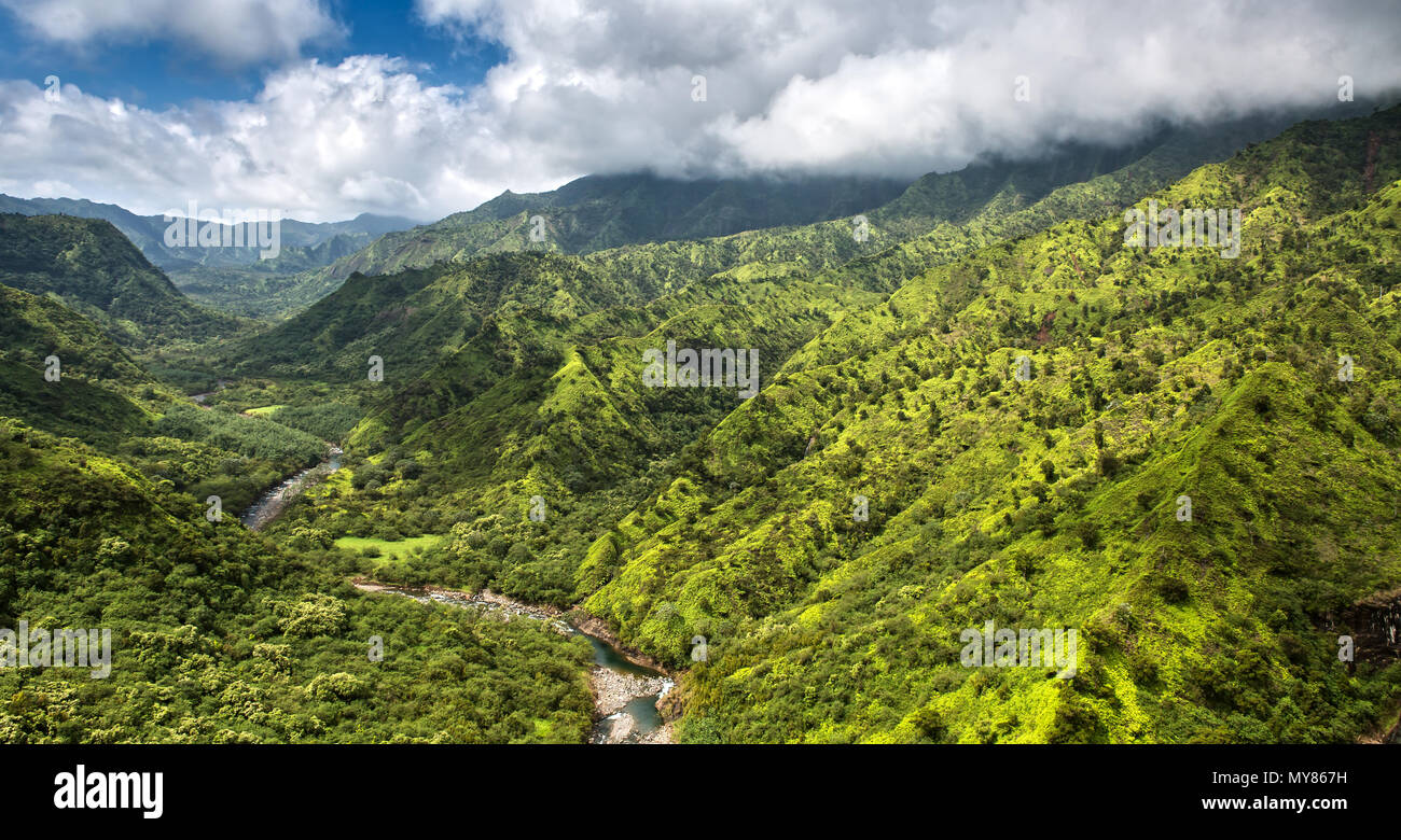 Aerial view of kauai hi-res stock photography and images - Alamy