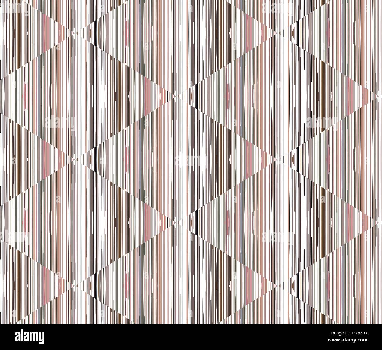 Constructive geometric pattern in shades of brown colors. Emotional ...