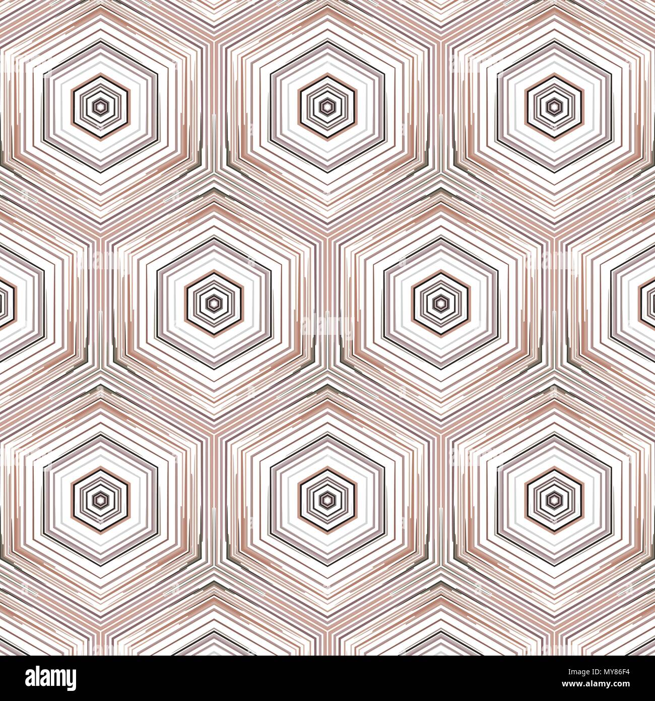 Constructive geometric pattern in shades of brown colors. Emotional ...