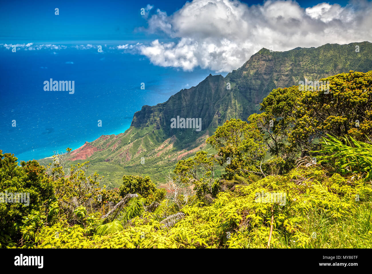 Rainbow over kauai hawaii hi-res stock photography and images - Alamy