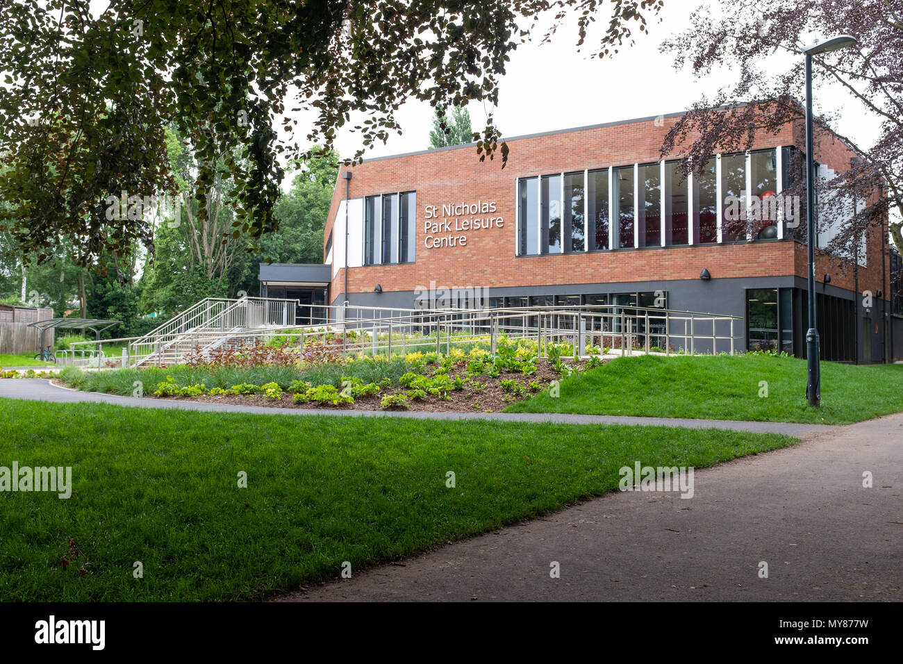 St Nicholas Park Leisure Centre, Warwick, UK Stock Photo - Alamy