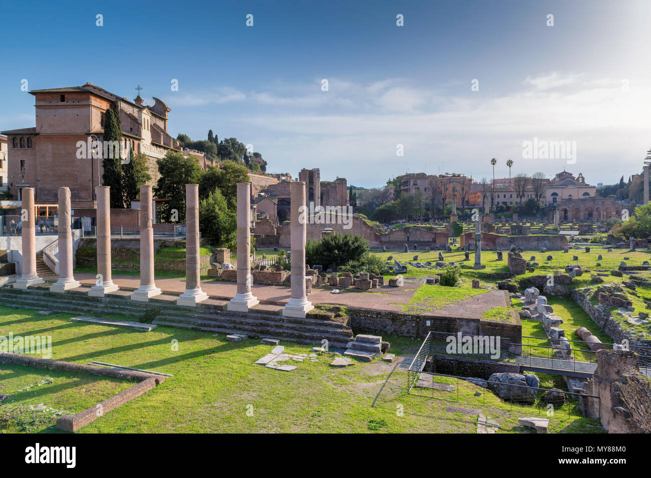Old roman city in italy hi-res stock photography and images - Alamy