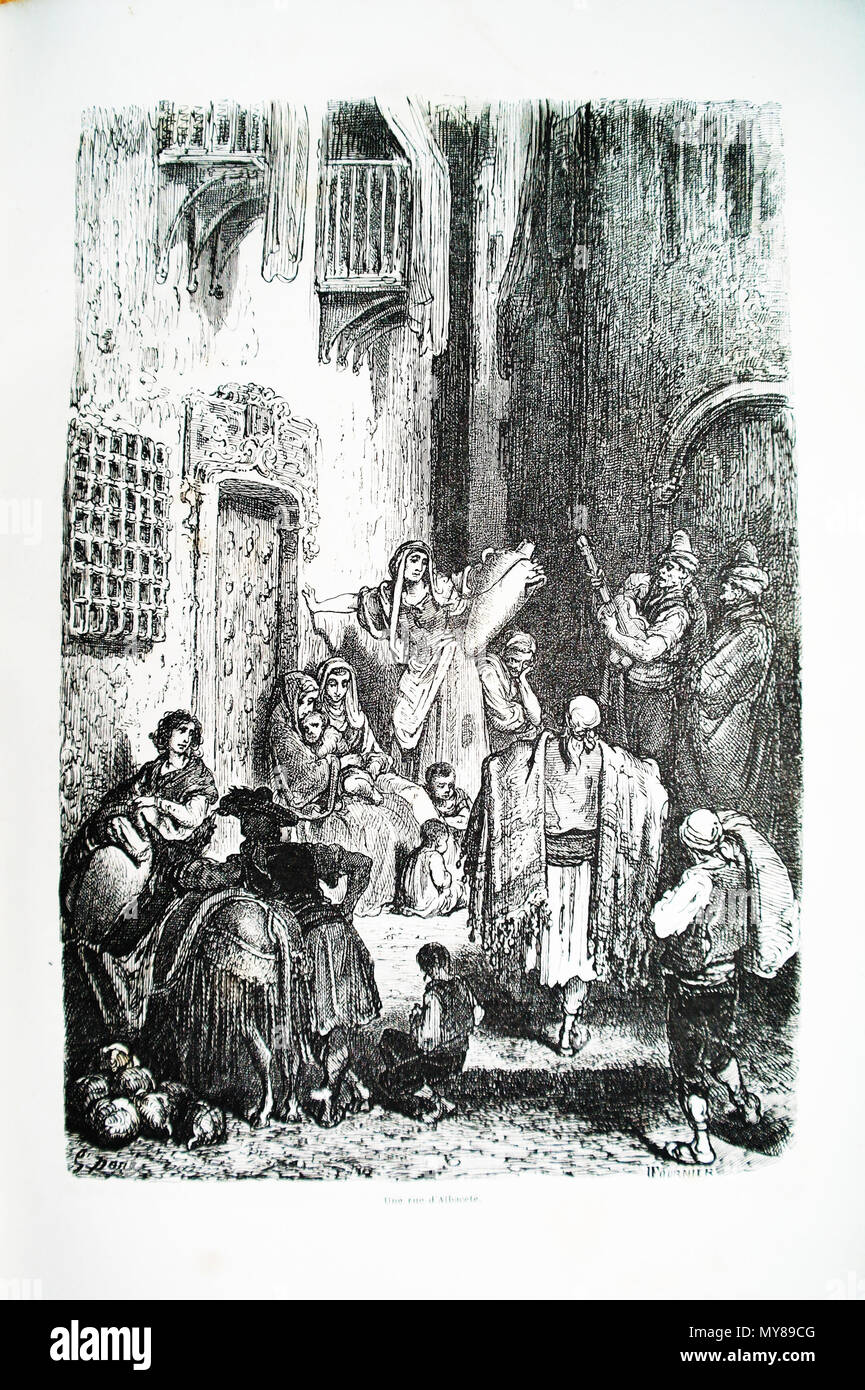 Engraving by gustave dore hi-res stock photography and images - Alamy