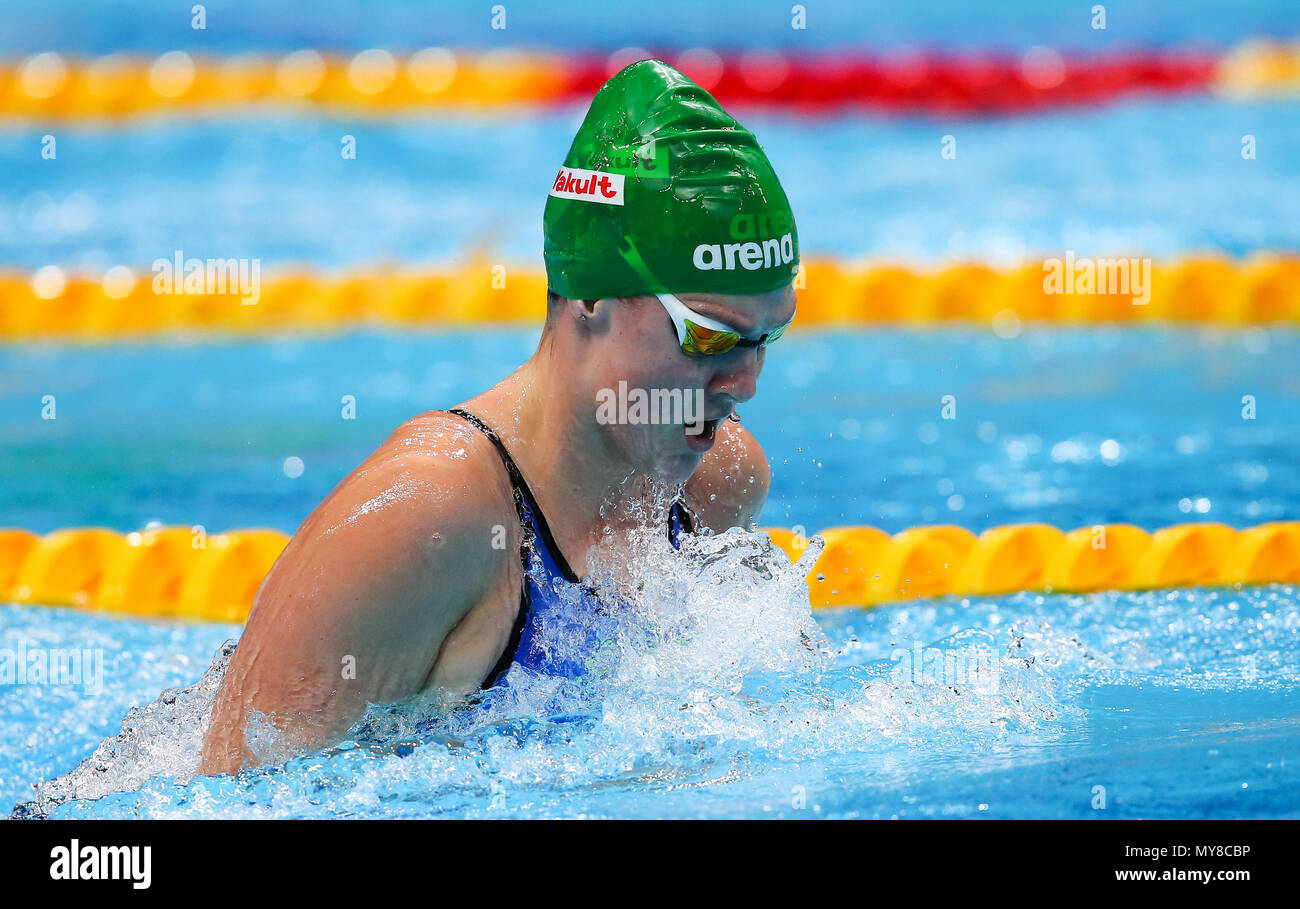 BUDAPEST, HUNGARY - JULY 26: Kaylene Corbett of South Africa in the ...