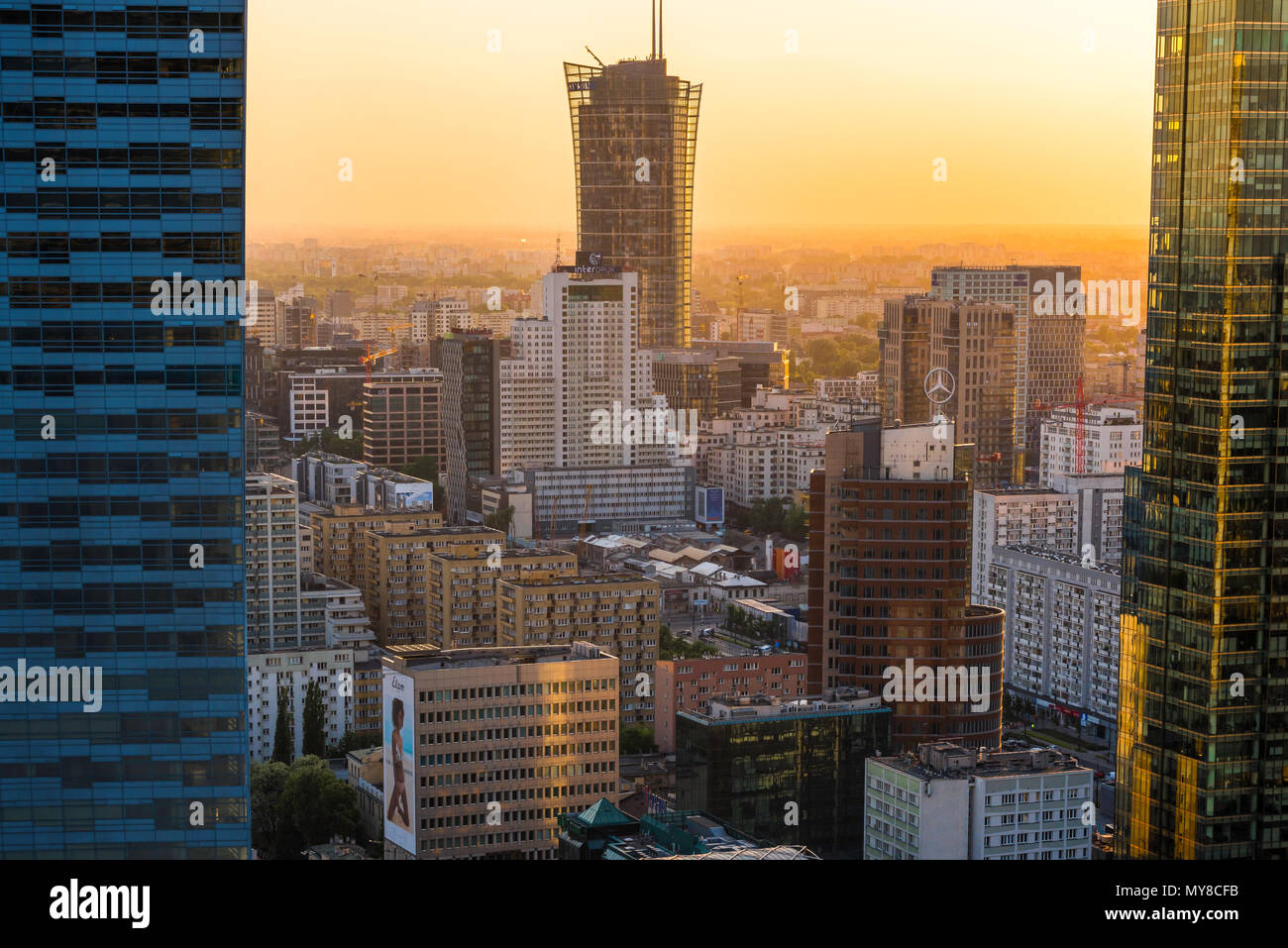 Warsaw city centre hi-res stock photography and images - Alamy