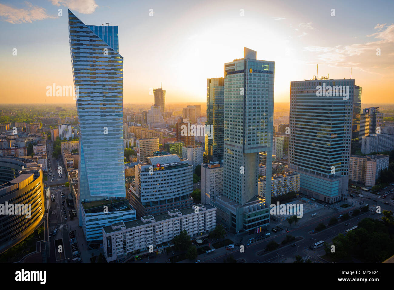 Warsaw financial centre hi-res stock photography and images - Alamy