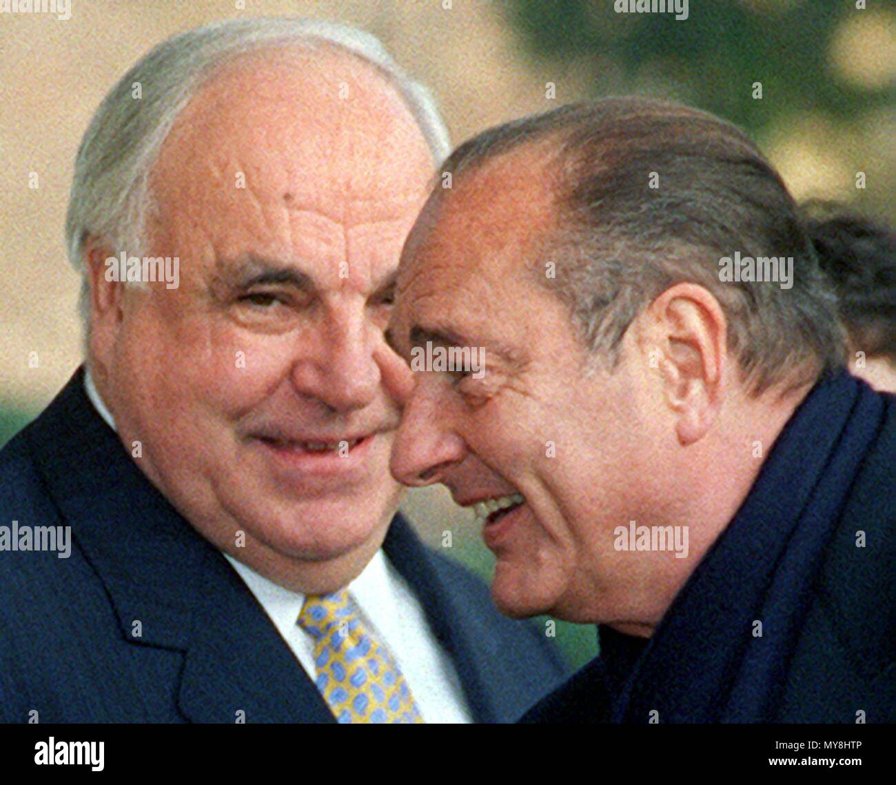 Kohl chirac hi-res stock photography and images - Alamy