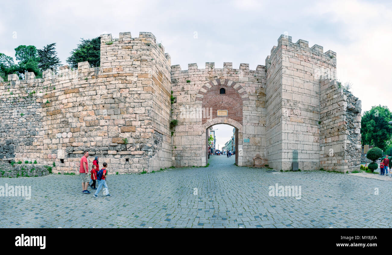 Entrance of Saltanat(sultanate)Gate of Bursa Castle in Bursa Turkey ...
