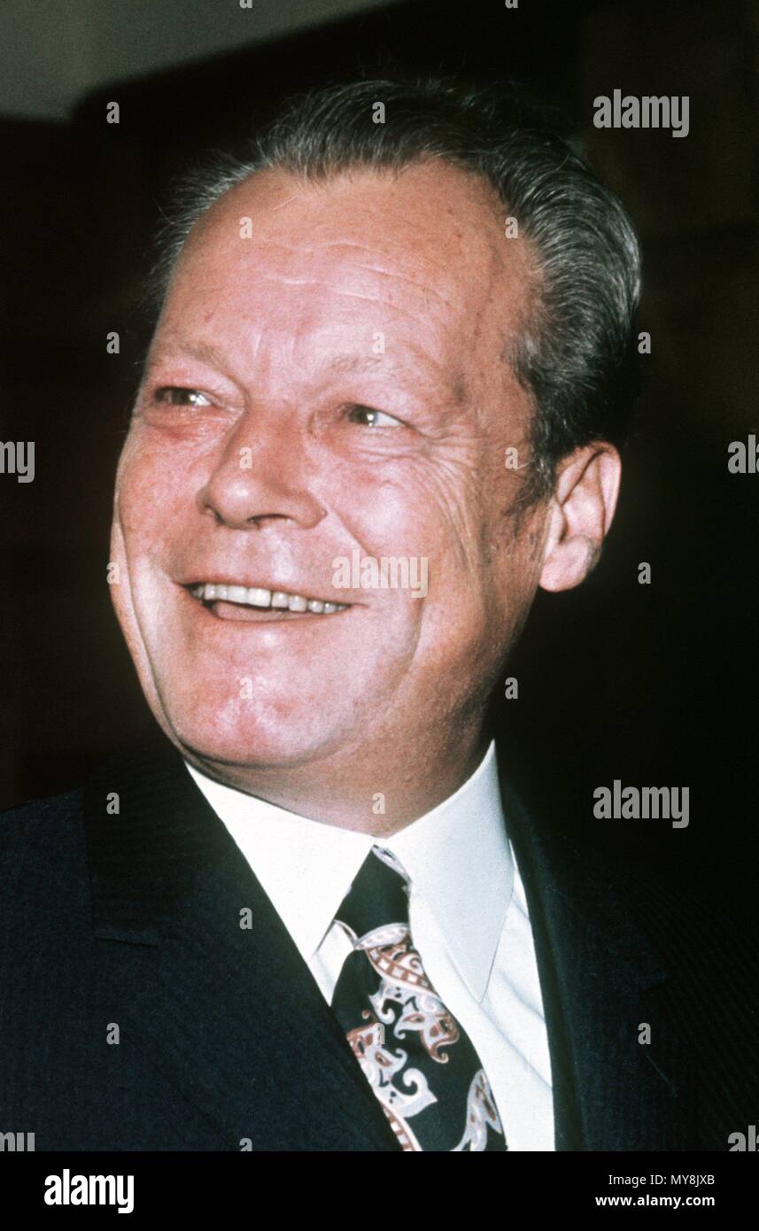German Chancellor Willy Brandt (SPD) pictured in November 1971. | usage ...
