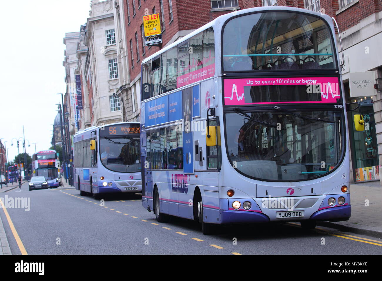 First leeds bus double decker hi-res stock photography and images - Alamy