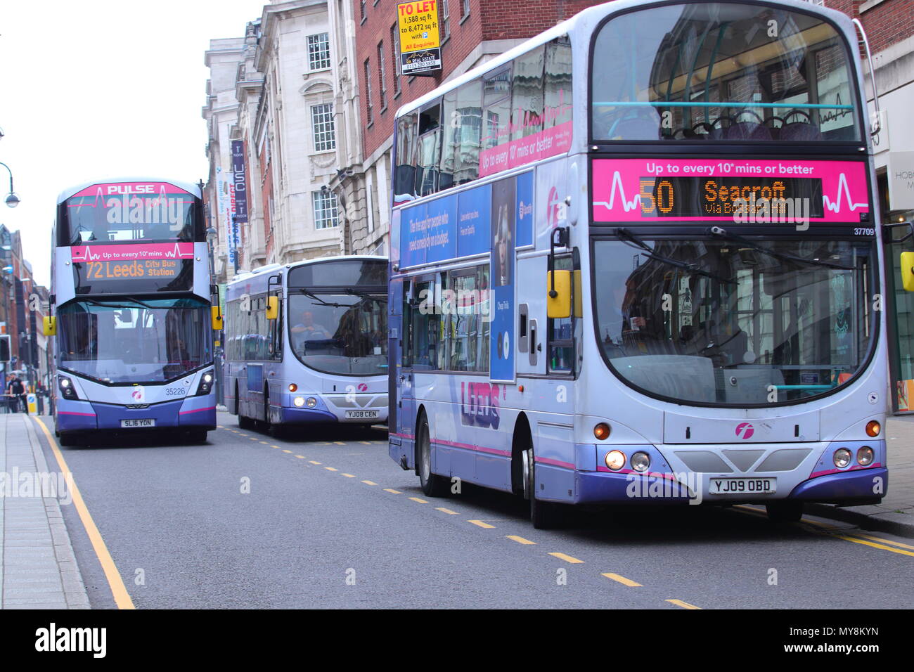 First leeds bus double decker hi-res stock photography and images - Alamy