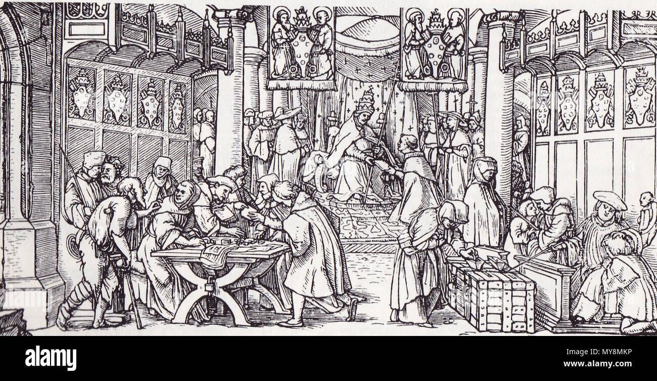 The sale of indulgences hi-res stock photography and images - Alamy