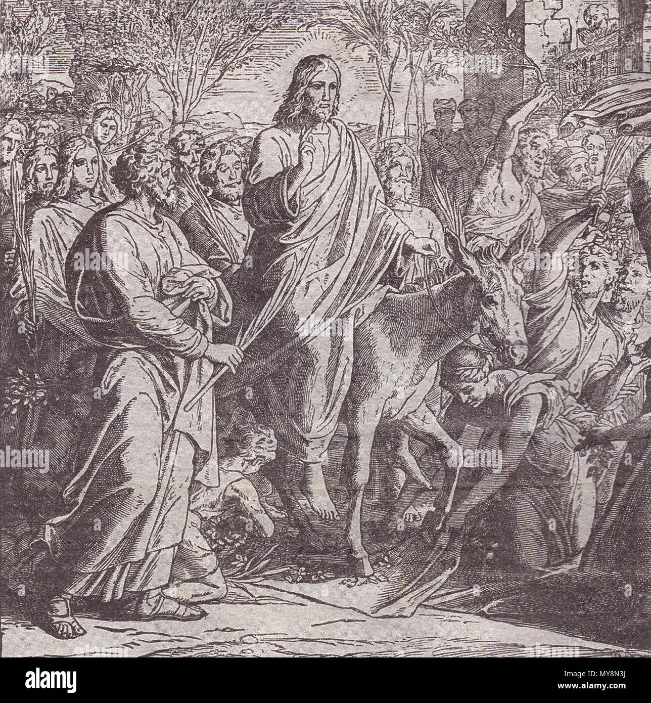 Jesus triumphal entry hi-res stock photography and images - Alamy