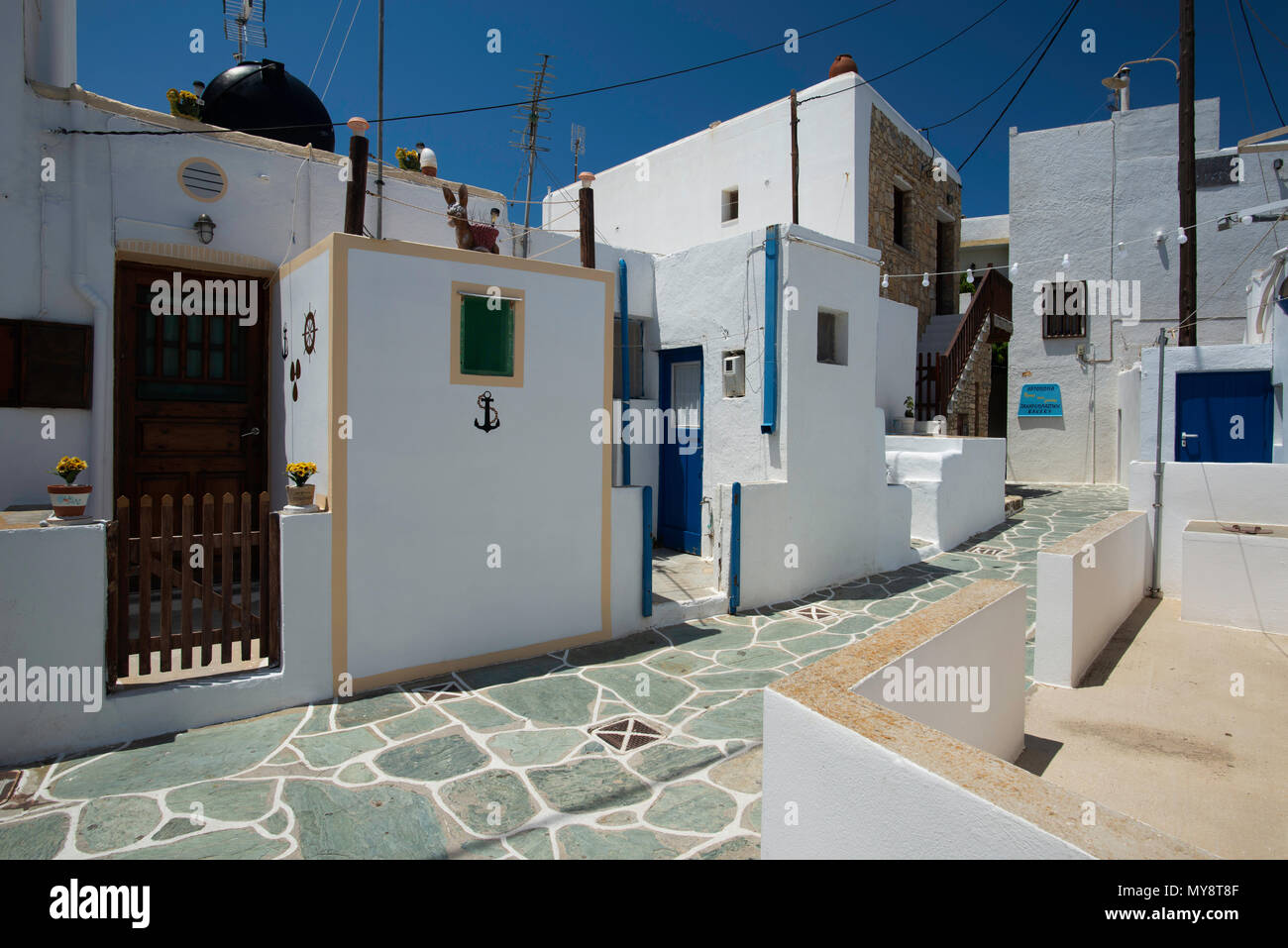 Greek Architecture Cyclades Islands Stock Photo - Alamy