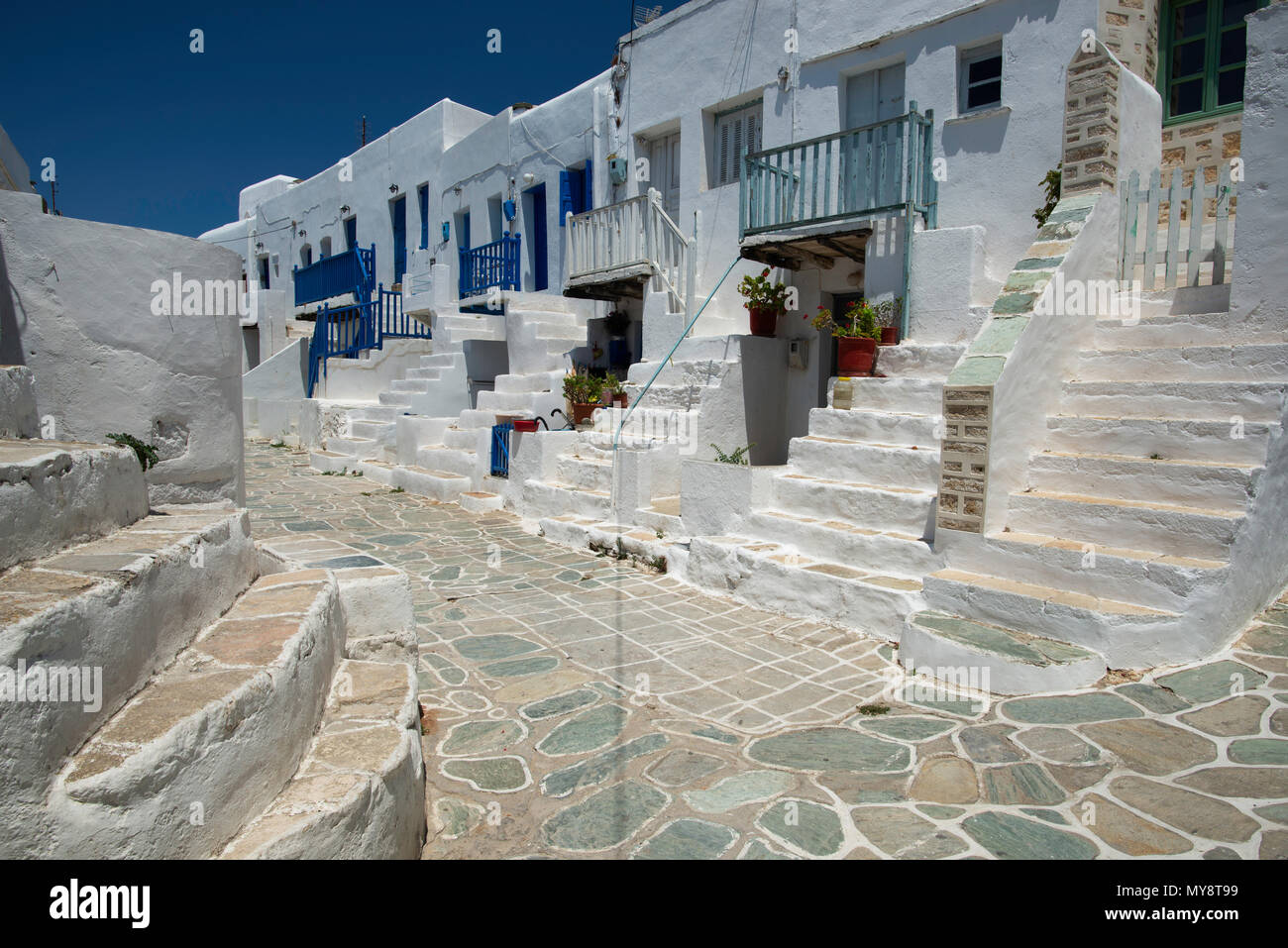 Greek Architecture Cyclades Islands Stock Photo - Alamy