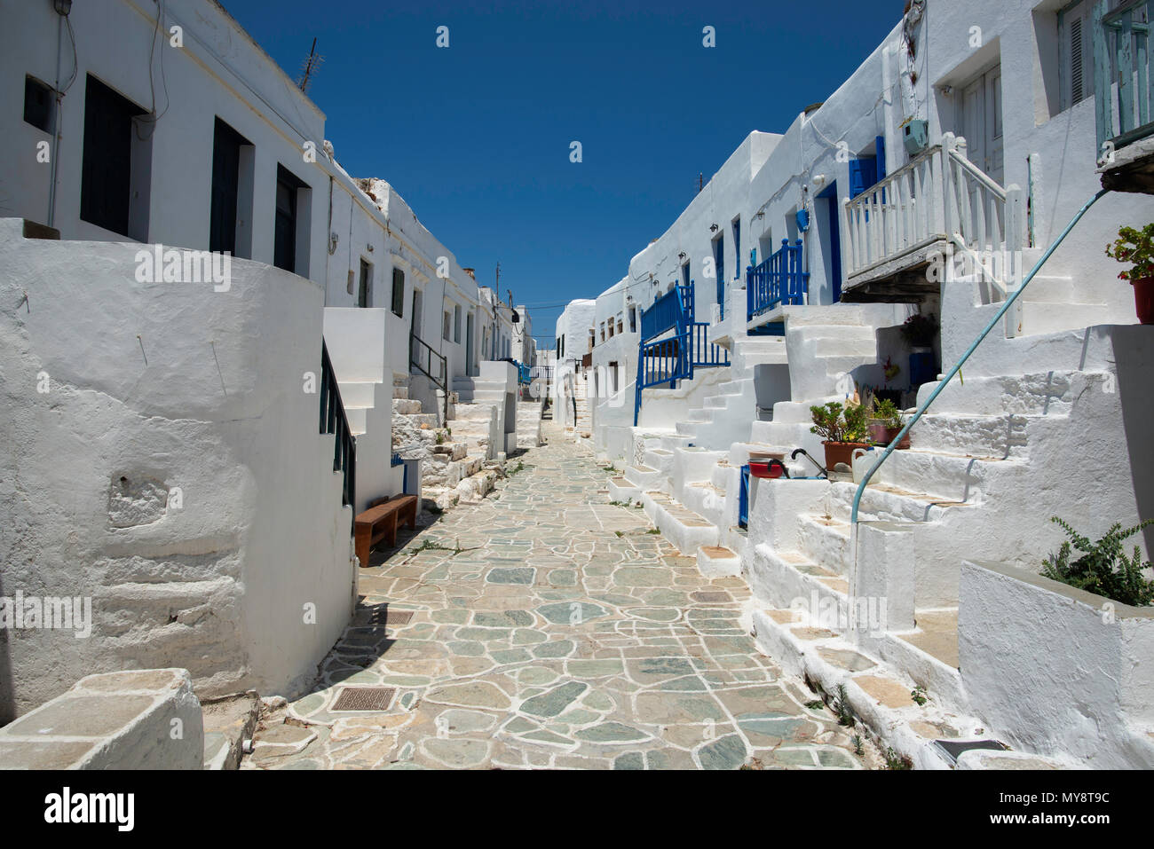 Greek Architecture Cyclades Islands Stock Photo - Alamy