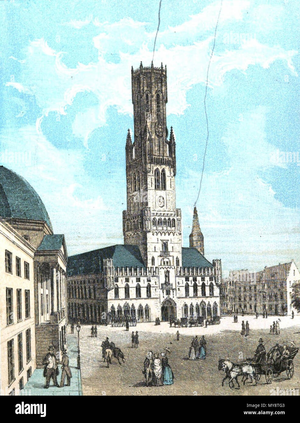 133 Daveluy – Bruges, ses monuments et ses tableaux Illustr. p.08 Stock ...