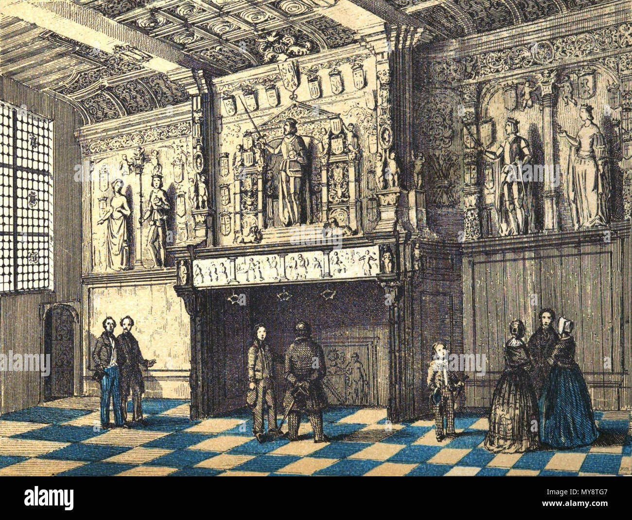 133 Daveluy – Bruges, ses monuments et ses tableaux Illustr. p.27 Stock ...