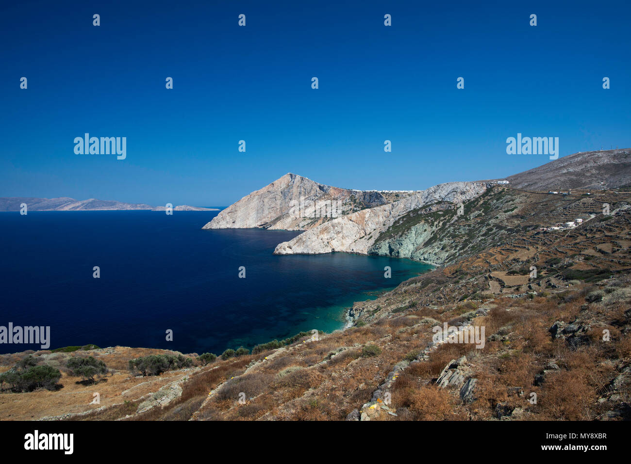 Greek Island Beach Cyclades Stock Photo - Alamy
