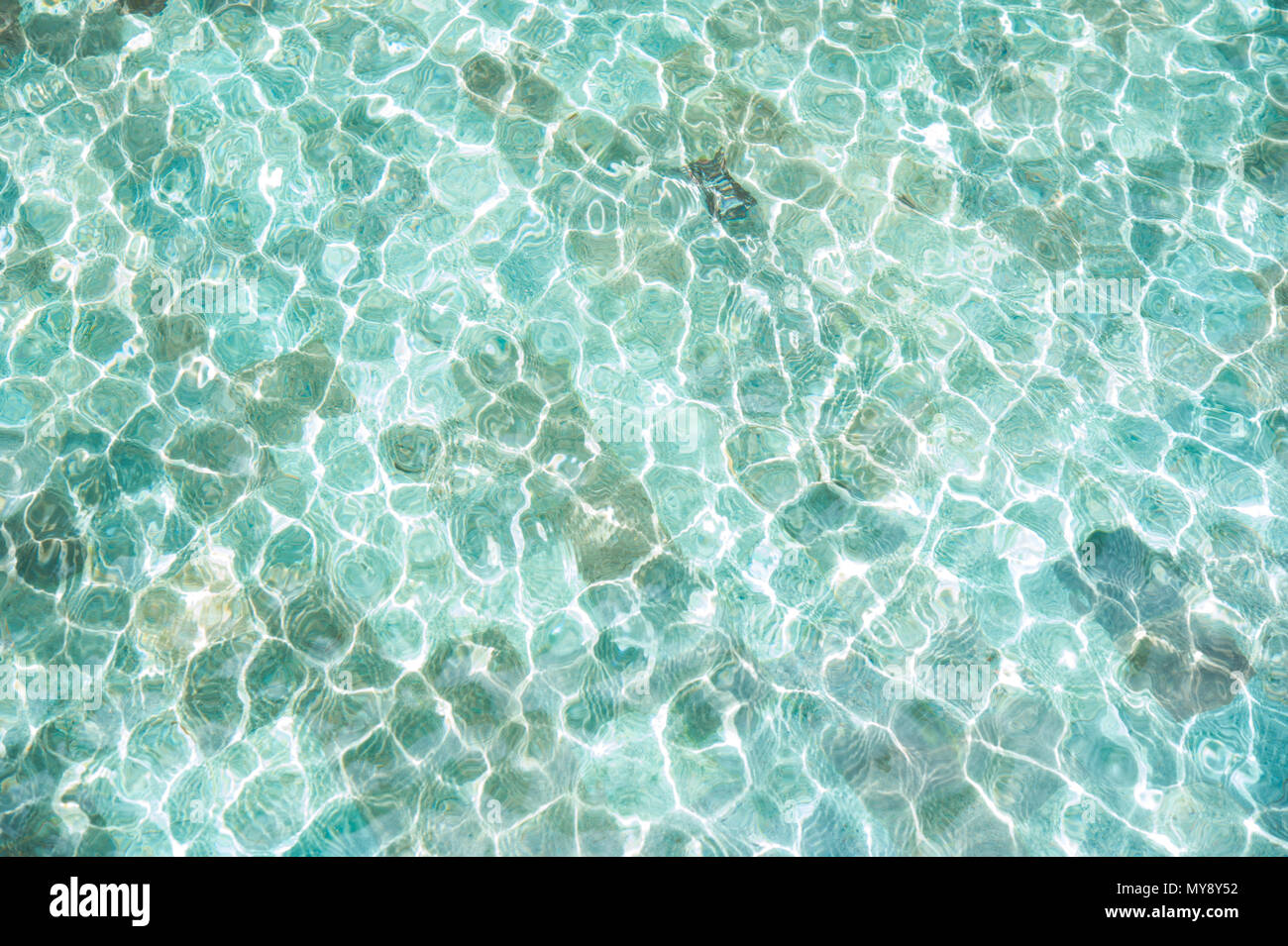 Texture of water surface in swimming pool Stock Photo - Alamy