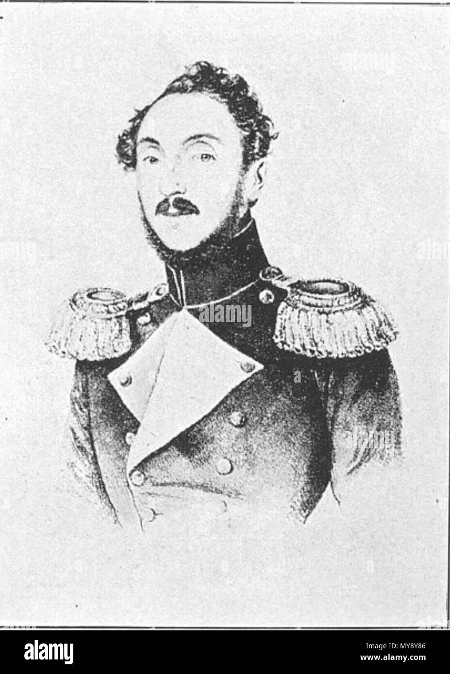 . English: Romanian ruler Gheorghe Bibescu (1804-1873) . Contemporary ...