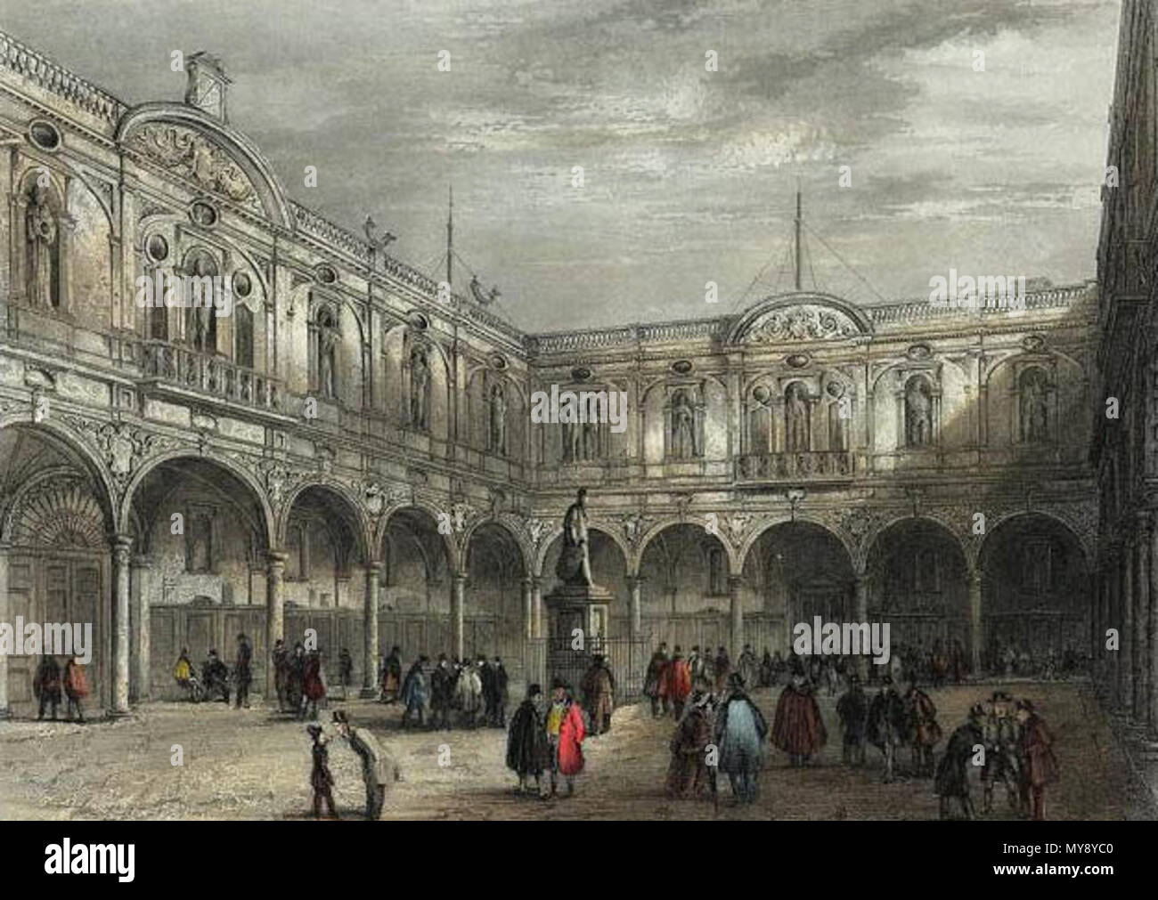 . Royal Exchange, Destroyed by fire Jany 10th 1838. A commemorative ...