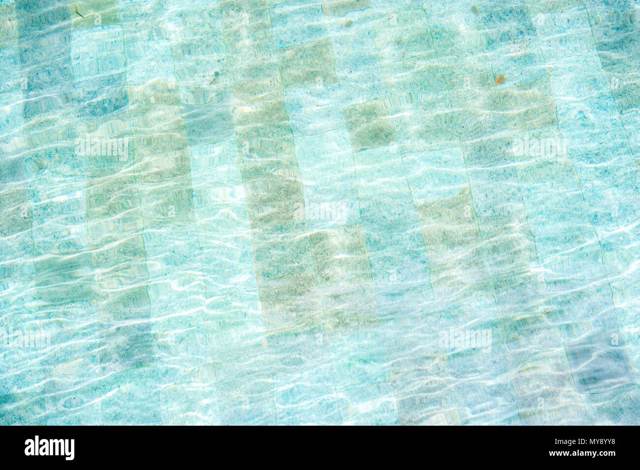Texture of water surface in swimming pool Stock Photo - Alamy