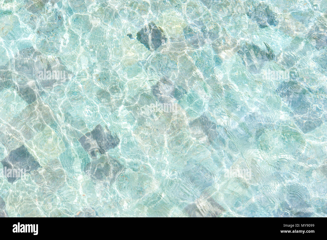 Texture of water surface in swimming pool Stock Photo - Alamy