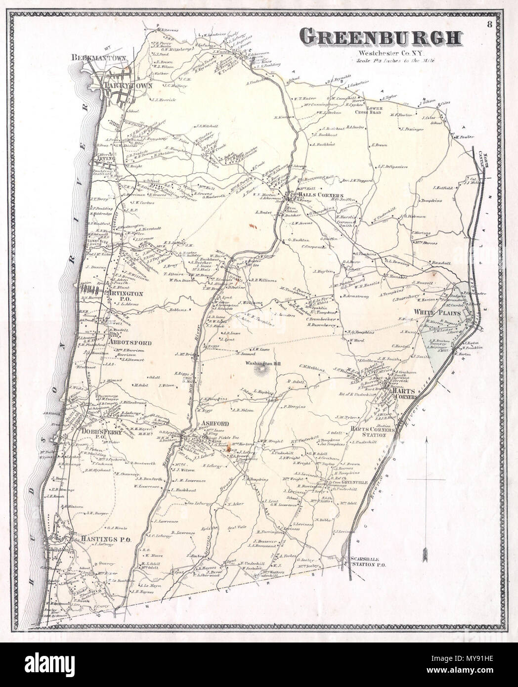 Croton map hi-res stock photography and images - Alamy