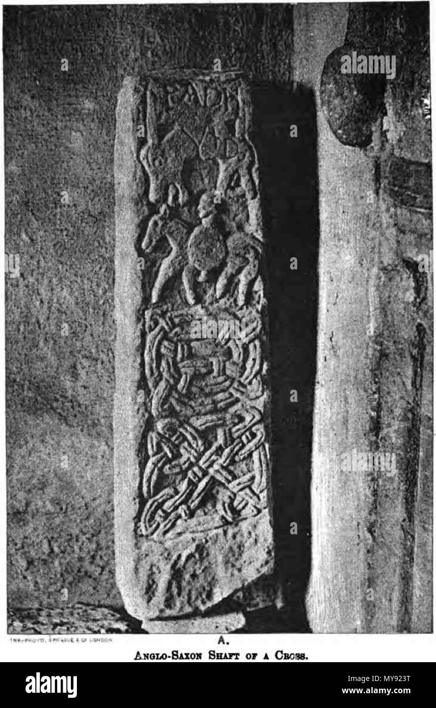 Anglo saxon cross shaft hi-res stock photography and images - Alamy